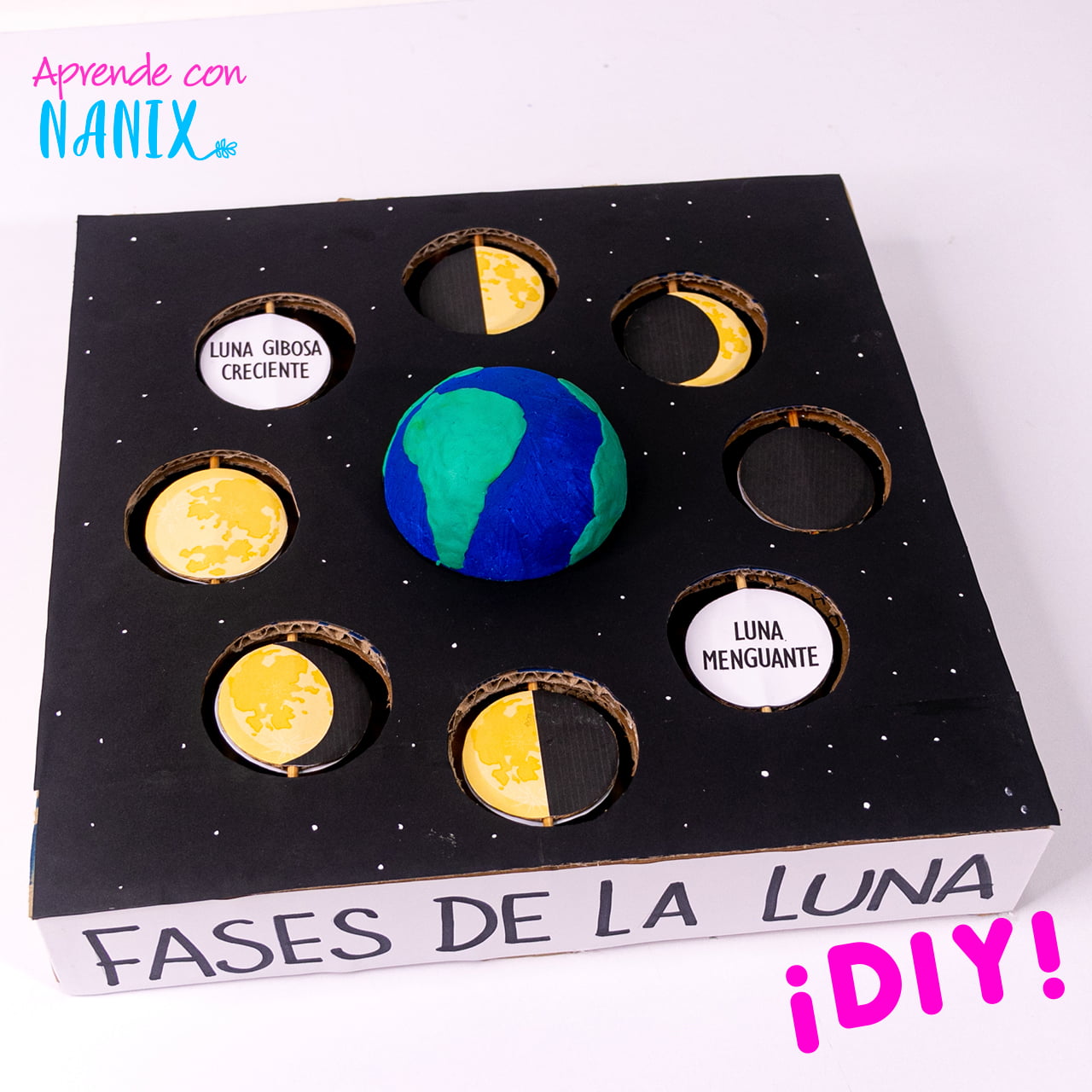 Maqueta Fases De La Luna